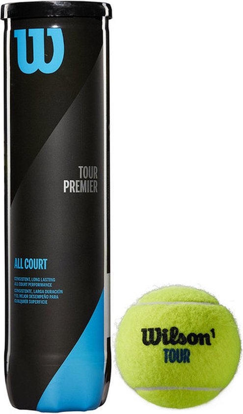 Wilson Tour Premier All Court 4 st. - Tennisballen - Multi | bol