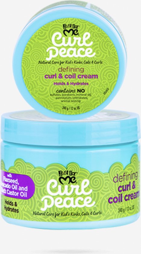 Just For Me - Curl Peace - Curl & Coil Cream - 340 gram | bol.com