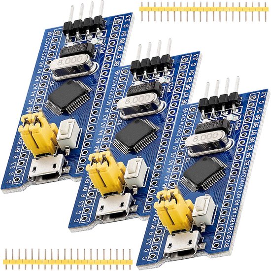 Azdelivery 3 X Blue Pill Microcontroller Compatibel Met Stm32 Development Board Module Bol 