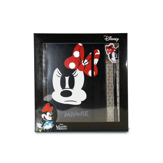 Disney Minnie Mouse - Notebook with Pen - Gift Set - Angry - 100 pagina ...