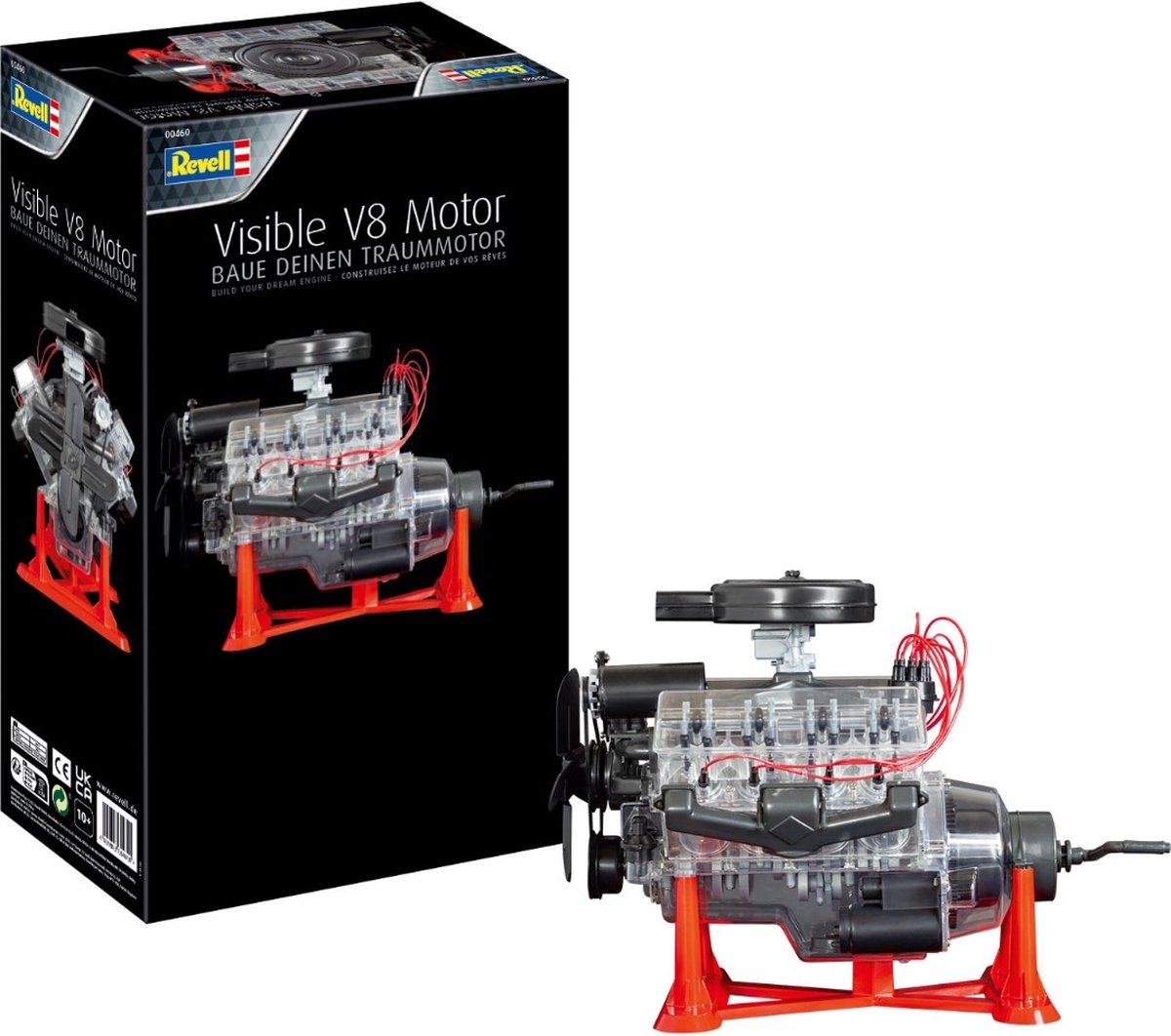 Revell Visible V-8 Engine Motor 00460 Bouwpakket vanaf 10 jaar | bol.com