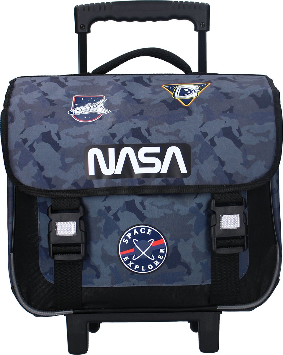 Nasa Space Explorer Trolley Schoolrugzak - Blauw | bol
