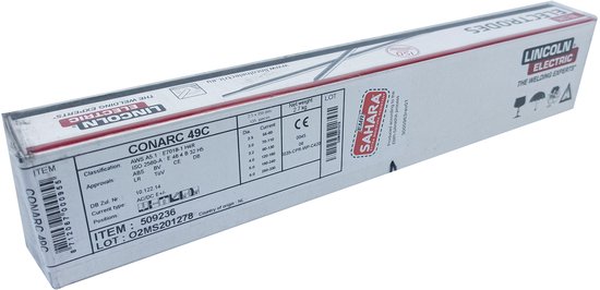 Lincoln Electric Laselektroden Conarc 49 C 450,00mm, 5,00mm | bol