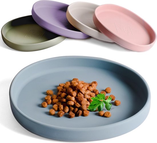 Voederbak voor kleine honden en puppy's, platte voederbak, reisbak ...