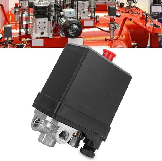 Air compressor regulator 380V 3 phase 4 holes, G1/4 inch 175PSI 3 phase ...