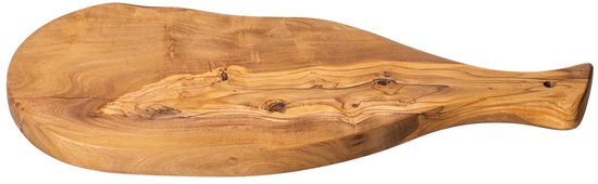 Olijfhouten serveerplank - stijlvol design - 1 stuk - sterk olijfhout | bol