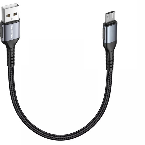 Xssive Korte Micro USB Kabel - 30 CM - Micro-USB laadkabel - geschikt ...
