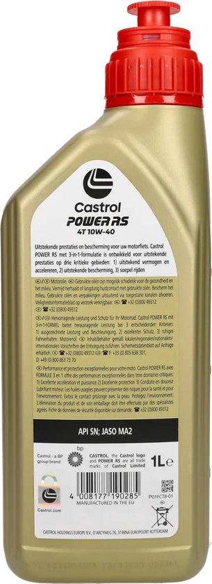 Castrol Power RS 4T 10W-40 1L | bol