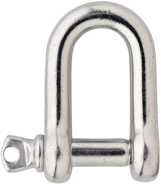 D-sluiting RVS - 6 mm - per stuk | bol