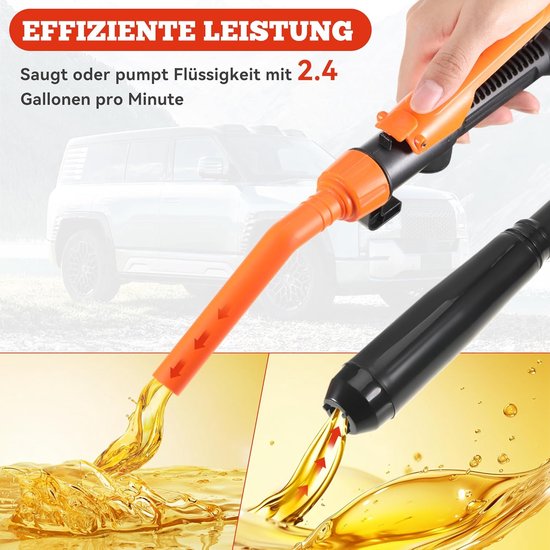 Overhevelingspomp - Elektrische Hevelpomp - Werkt op Batterijen ...