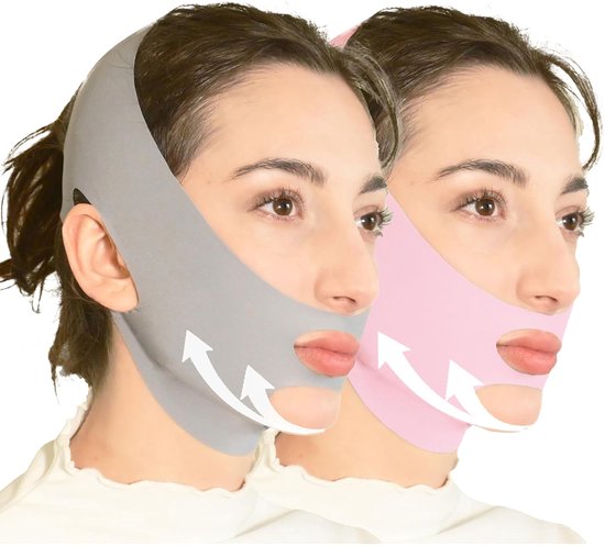 V-lijn liftmasker kinband voor slapen, faceliftband, kinband ...