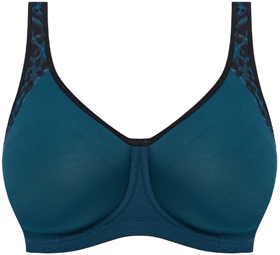 Freya Sonic Voorgevormde Sport BH met beugel - Midnight Leopard - 70I | bol