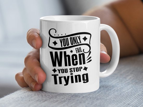 Inspirerende Mok, Motivatie Cadeau, Positieve Spreuk ...