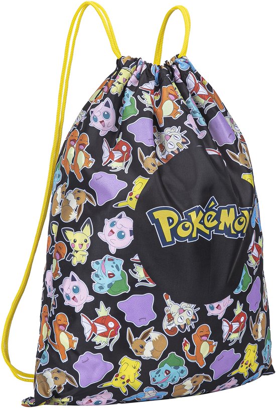 Pokémon Gymtas Kind – Rugzak Jongens Meisjes – Lichtgewicht Trekkoord ...