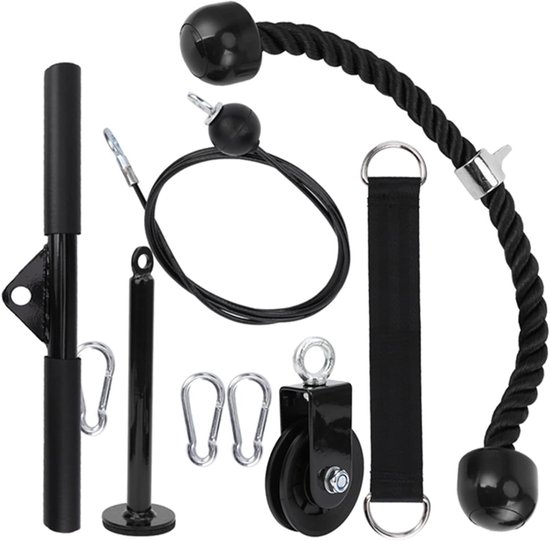 Inovra Plus - Fitness Kabel Katrol Systeem voor Thuis Gym - Pulldown en ...