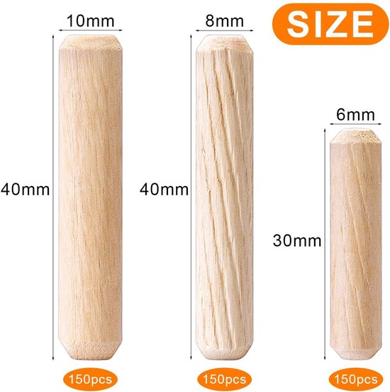 Allecto Plus - Houten pluggenset - Houtproducten - Meubelhouten pluggen ...