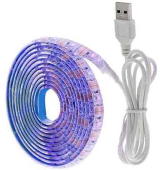 Ledstrip UV 3 meter 5V met usb waterproof IP65 - uv lamp - blacklight | bol