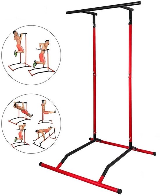 QPFO® Pull up station voor thuis - power tower met dip station ...