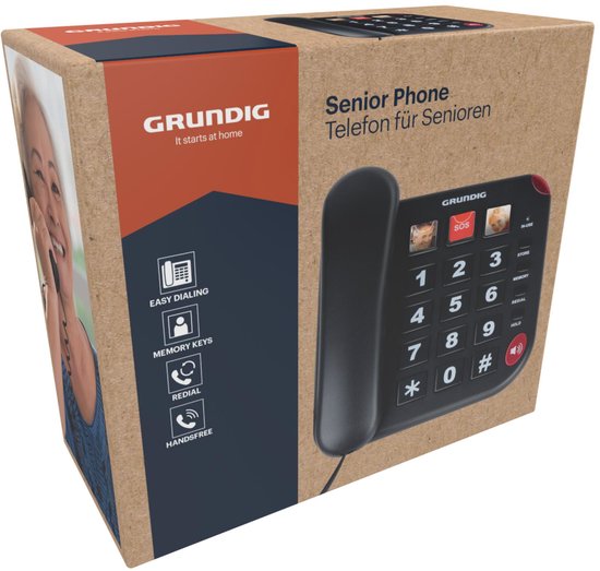 Grundig Senioren Telefoon Huistelefoon - Huistelefoon Senioren Grote ...