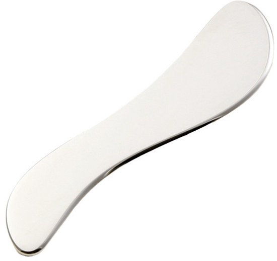 Gua Sha Schraper - S-vormige Guasha Tool van RVS - Gezicht & Lichaam ...