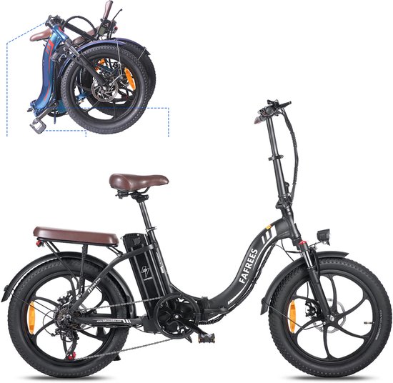 Elektrische Vouwfiets | E-Bike | 20 x 3.0 Inch Dikke Banden | 36V 18Ah ...