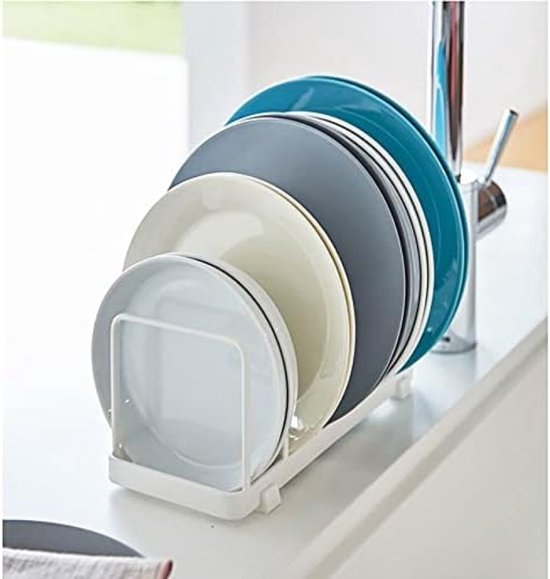 PolkaHome Bordenrek Afdruiprek Plaat Opbergrek voor Keukenkast ...