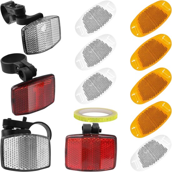 Fiets reflectoren - spaakreflectorset - reflectoren voor achter ...
