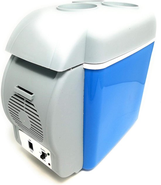 Mini-koelkast voor op reis voor auto en camper 6 l warm en koud met ...