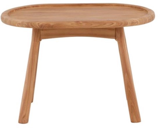 Deniz ovale bijzettafel - 40 x 60 cm - naturel | bol