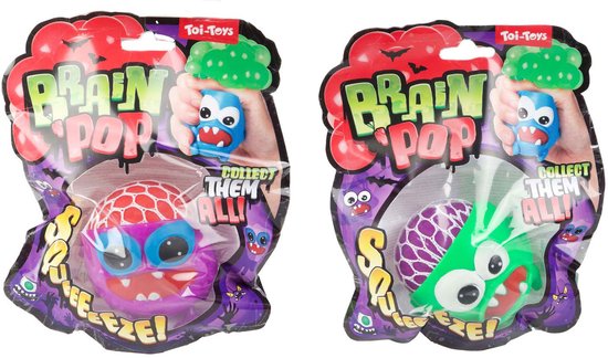 Fun Knijpfiguur Brain Pop | bol