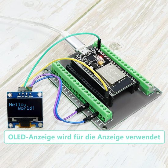 ESP32 Breakout Board | 2 stuks | 30PIN ontwikkelingsboard | WLAN WiFi ...