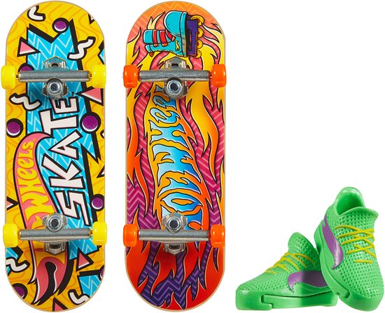 Hot Wheels Skate FIRE KICKS, Vingerskateboardset, 5 jaar | bol