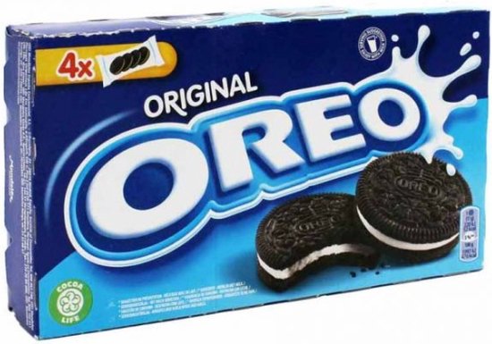 Oreo Cacao Koekjes Met Een Crème Vulling Met Vanillesmaak 12 X 176