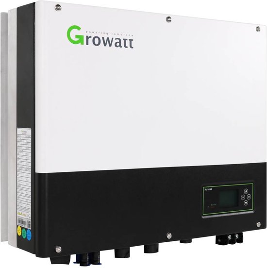 Growatt SPH4000TL3-BH-UP 4kW Hybride Omvormer 3-fasig Inclusief Slimme ...
