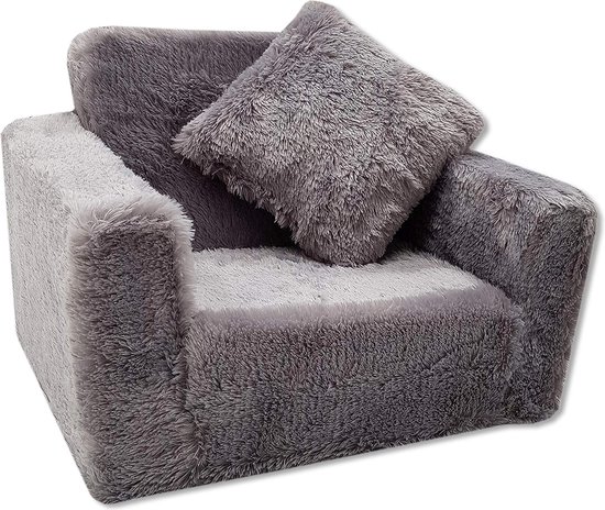 Kinderstoel mini-stoel kinderstoel relaxstoel knuffelstoel (grafiet ...