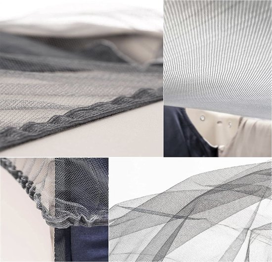 Klamboe voor Campingbedje - Universeel, Wasbaar en Duurzaam Muggennet ...