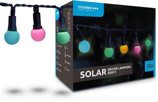 Modee Lighting - LED Solar decoratie Lampion - IP44 - 2700-3200K warm ...
