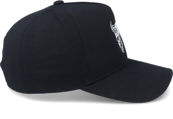 Hatstore- Horned Demon Curved A-Frame Black Adjustable - Iconic Cap | bol