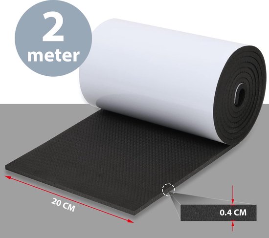 ForDig Autodeur Beschermer - Foam stootrand voor garage muur - 200x20 ...