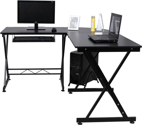 Computerbureau, computertafel, bureau, bureau, computertafel, werktafel ...