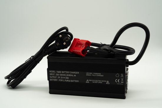 lifepo4 - accu lader - 24v 20a | bol