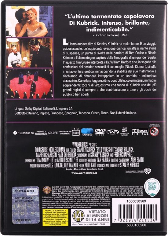 Eyes Wide Shut [DVD] (Dvd), Todd Field | Dvd's | bol