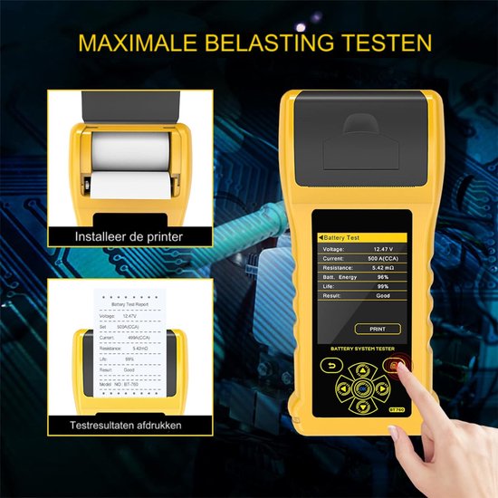Gratyfied - Accu tester - Accutester - Accu tester 12v voor auto | bol