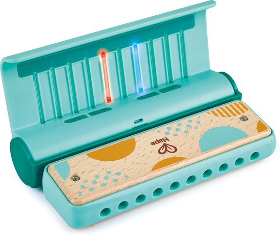 Hape Leer-met-lichtjes Harmonica | bol