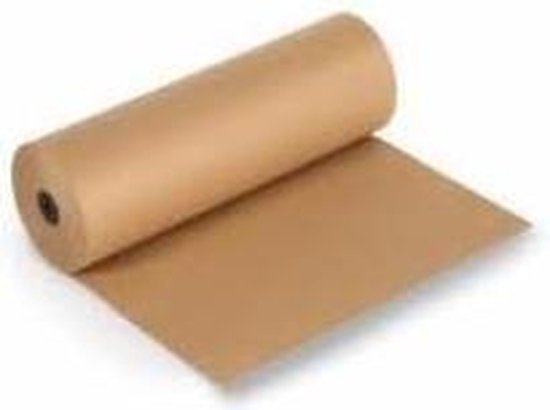 Eco Pakpapier op rol Kraft 500mm x 285 meter - 1 Rol | bol