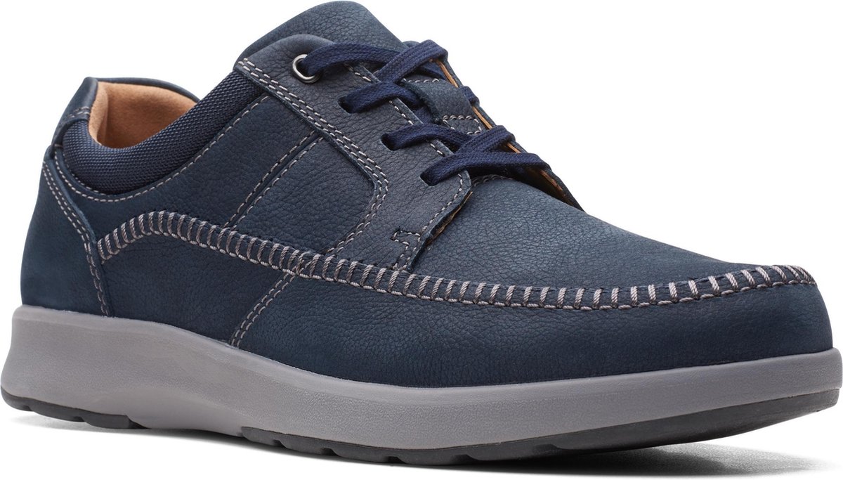 Clarks - Heren schoenen - Un Trail Apron - H - Blauw - maat 12 | bol.com
