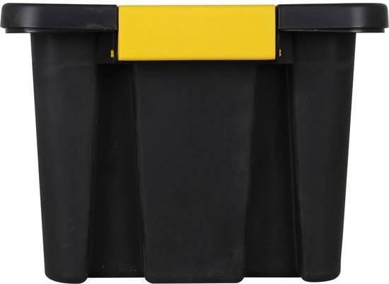 Storage Box with Lid Brico 40 L Black | bol