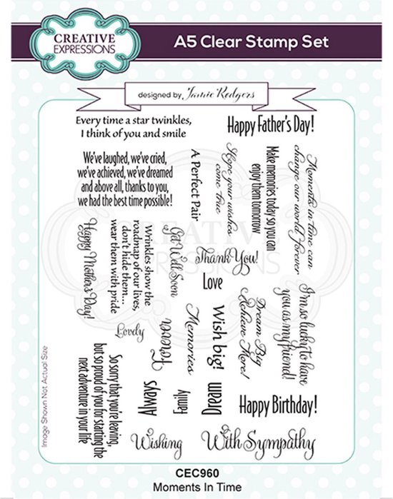Creative Expressions Clear stamp - Quotes - A5 - Set van 25 stempels | bol