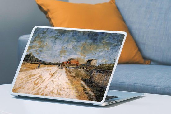 Laptop sticker - 17.3 inch - Weg die langs de wallen van Parijs loopt ...