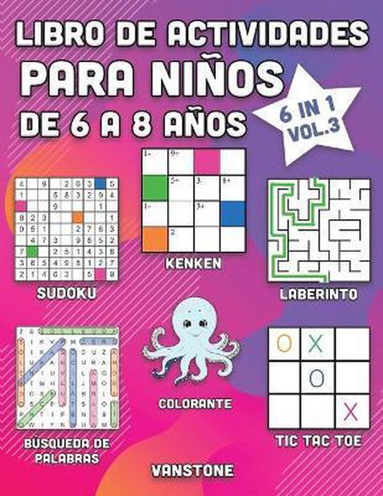 Libro de actividades para ninos de 6 a 8 anos, Vanstone | 9798683075279 ...